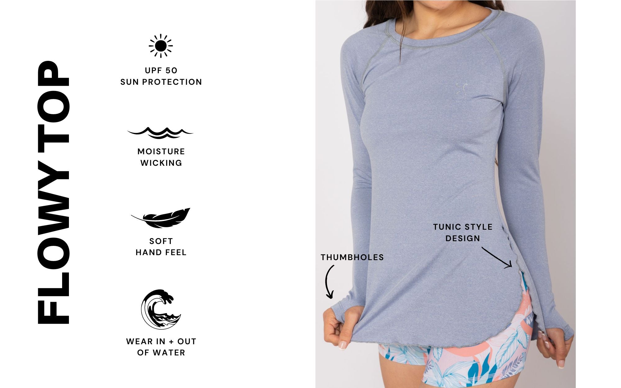 Product Highlights - Flowy Tops – Reel Skipper